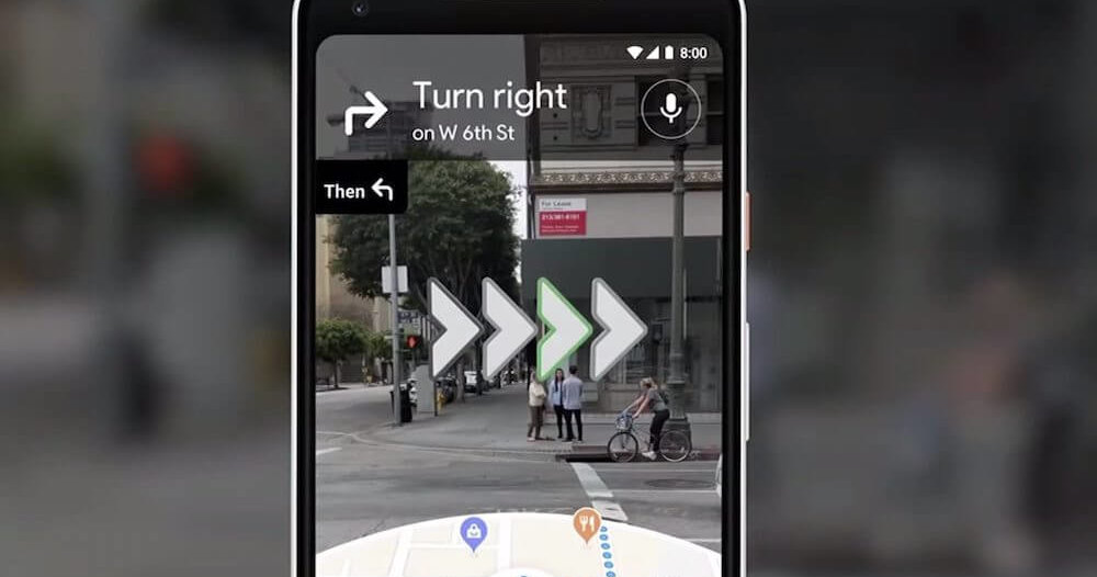 Google показала AR-режим для Google Maps - AndroidInsider.ru