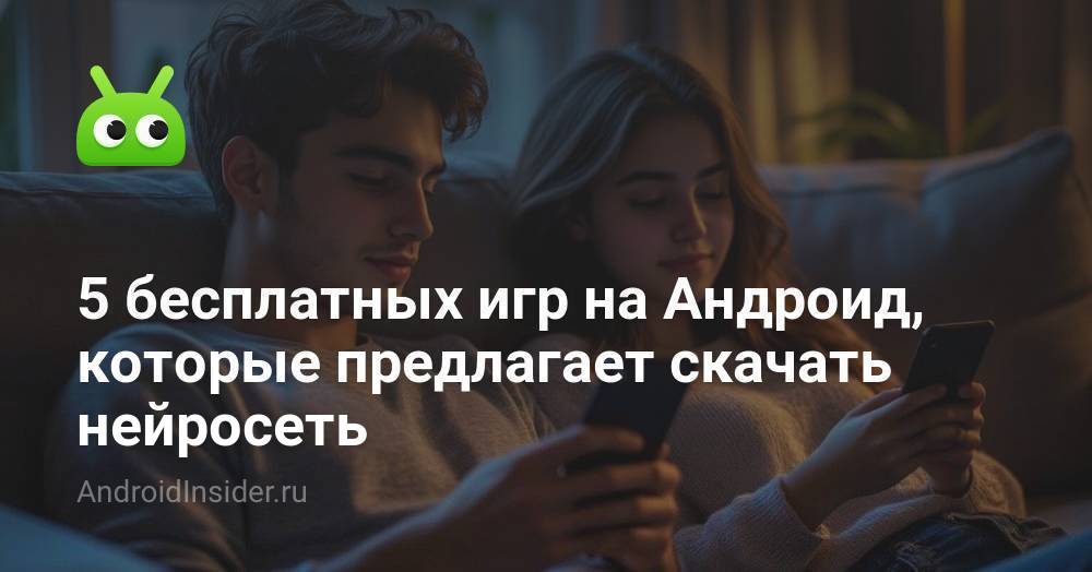 5 бесплатных игр на Андроид, которые предлагает скачать нейросеть - AndroidInsider.ru