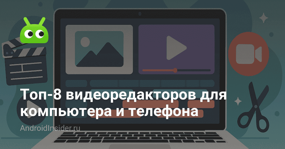 Топ-8 видеоредакторов для компьютера и телефона - AndroidInsider.ru